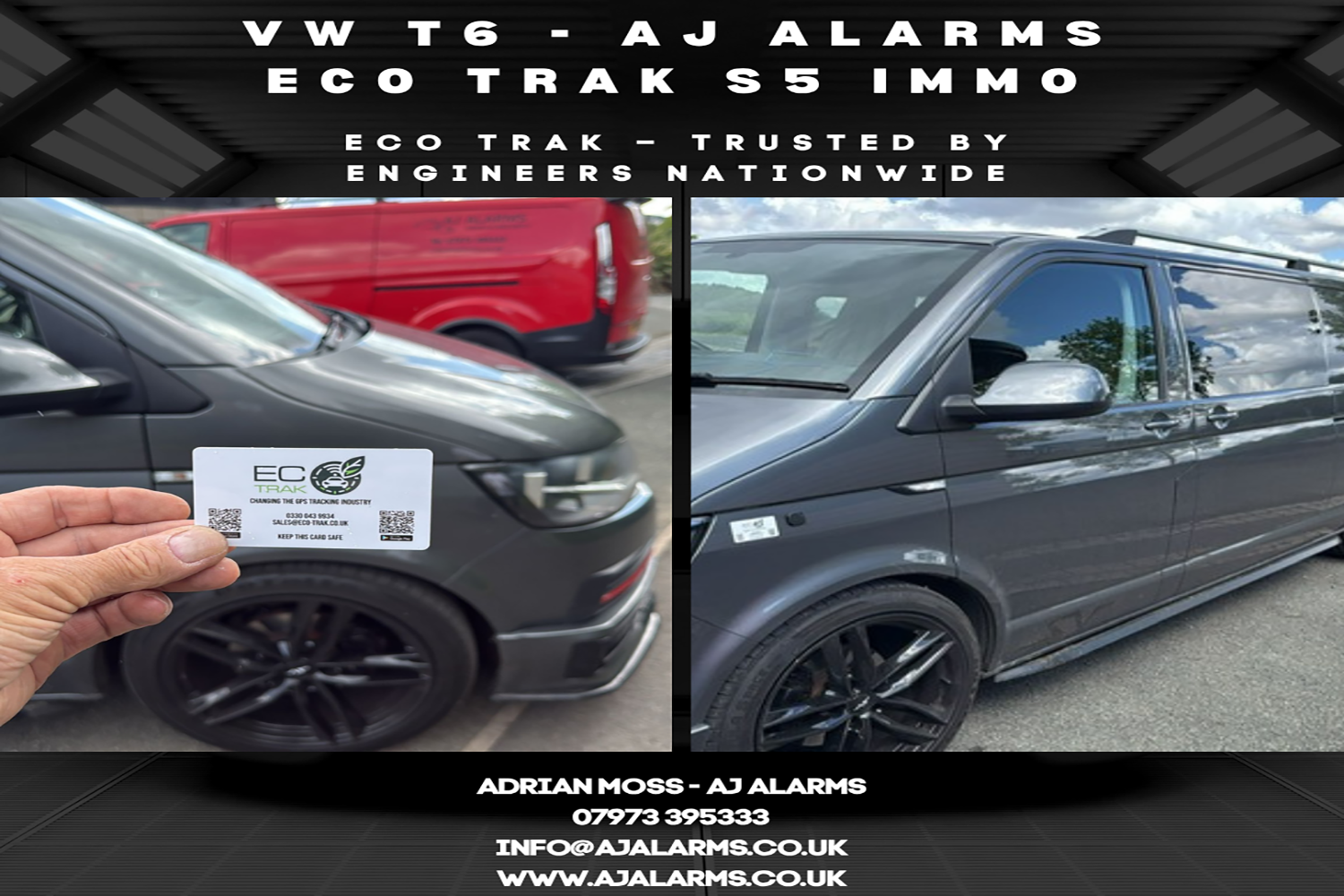VW T6 - Eco Trak S5 Immo Fitted By AJ Alarms Eco Trak LTD